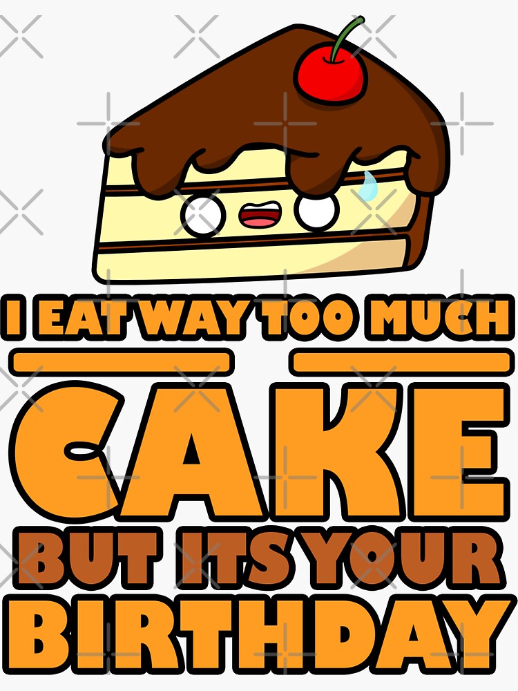 "Cute Cartoon Chocolate Cake || Kawaii || I Eat Way Too Much Cake But ...