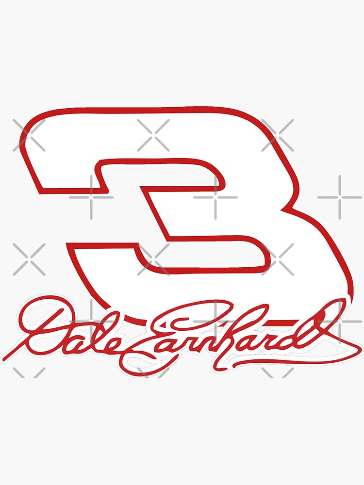 "Dale Earnhardt Sr 3 NASCAR Graphic " Sticker for Sale by cse313 ...