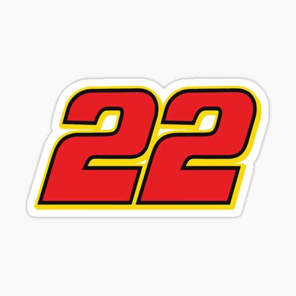 "#22 Joey Logano " Sticker for Sale by Jayiscool71 | Redbubble