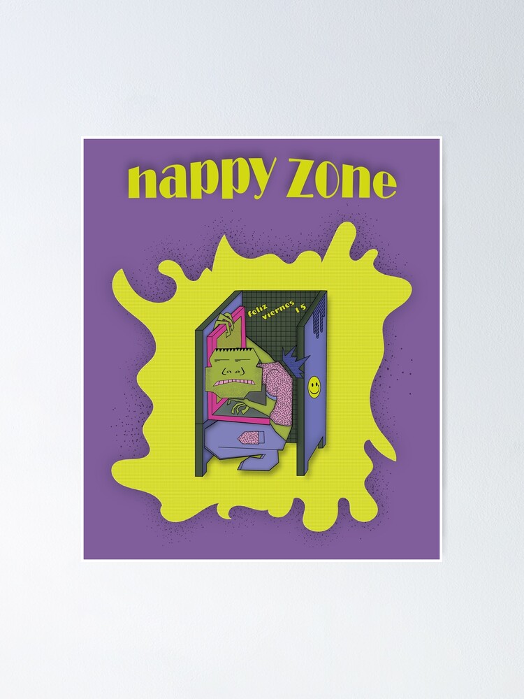 "happy zone" Poster for Sale by TefiLineSoftly | Redbubble