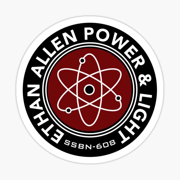 "SSBN-608 USS Ethan Allen" Sticker for Sale by championbiz | Redbubble