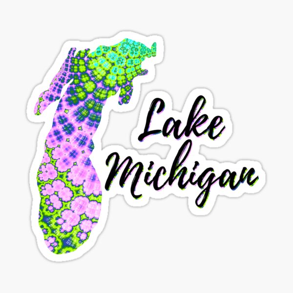 "Lake Michigan (2)" Sticker by ArcherAshleyArt | Redbubble