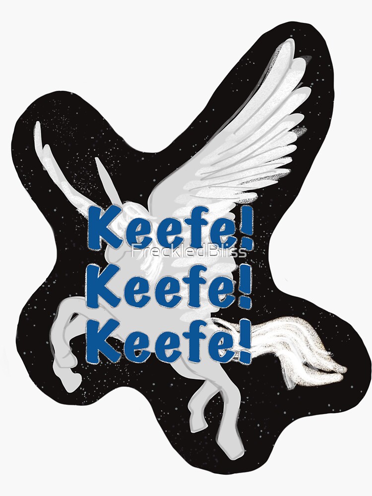 "Keefe! Keefe! Keefe! Silveny Quote" Sticker for Sale by FreckledBliss ...