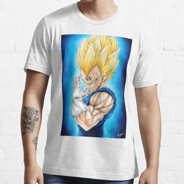 Majin Vegeta T Shirt For Sale By Abyllion Art Redbubble Majin