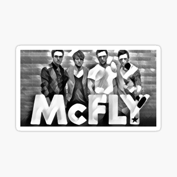 "McFLY band Artwork" Sticker for Sale by NIMdesign | Redbubble