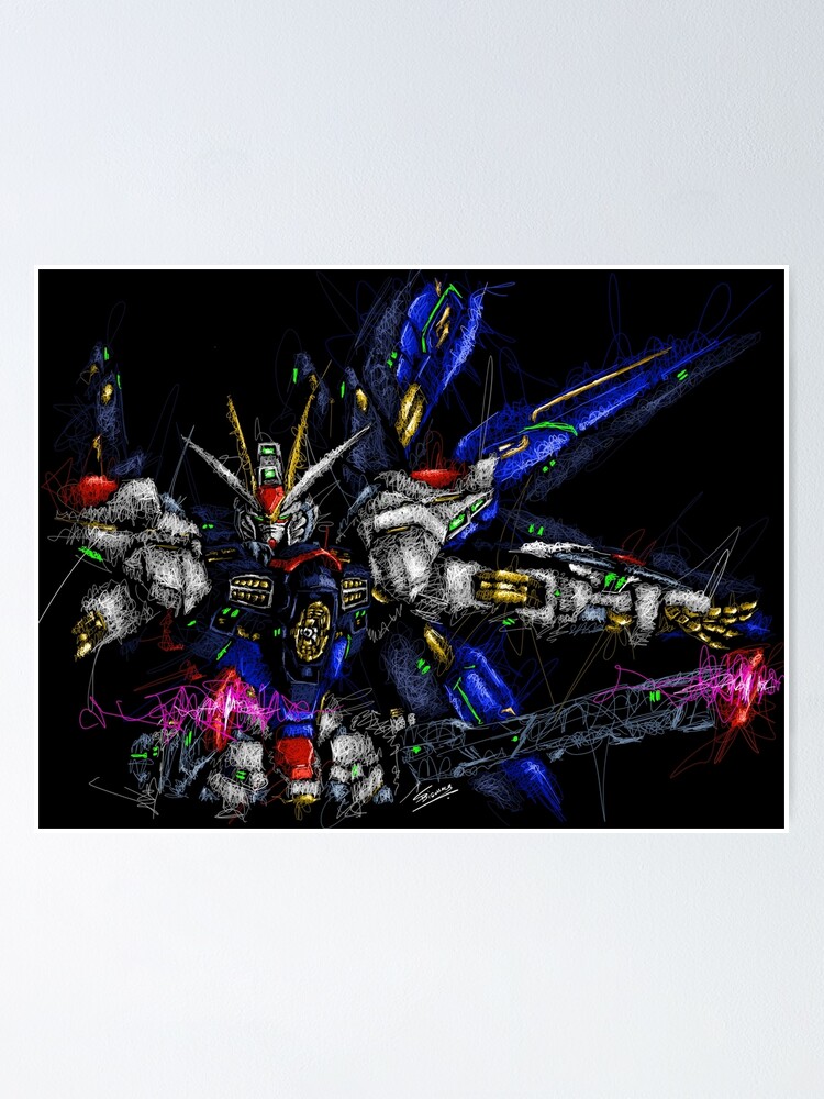 "Strike freedom gundam" Poster by Shawngkolon | Redbubble