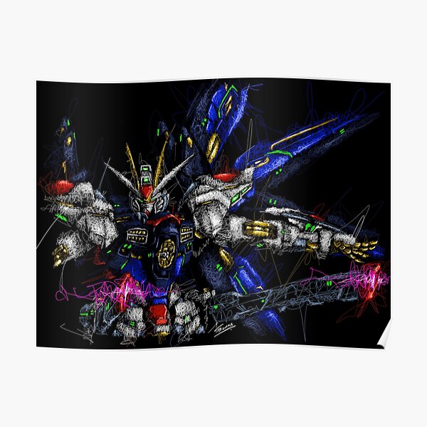 "Strike freedom gundam" Poster by Shawngkolon | Redbubble