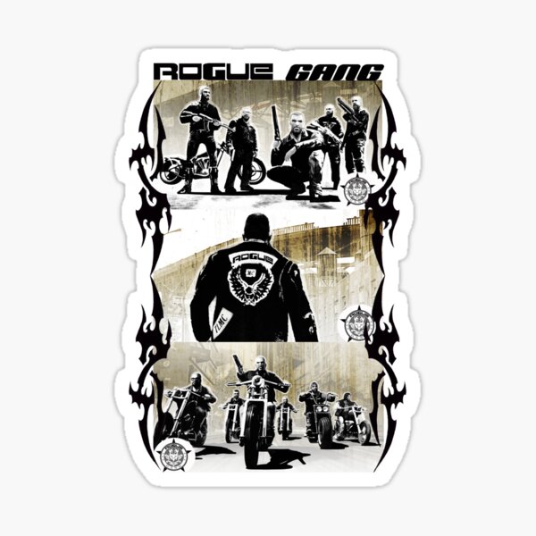 "ROGUE GANG" Sticker for Sale by Rogueclothes | Redbubble