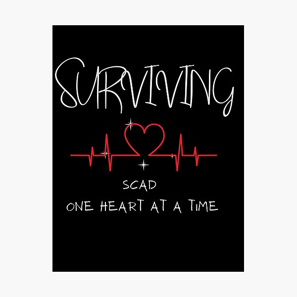 Lámina fotográfica «Sobrevivir a la enfermedad cardíaca SCAD» de JamieBJKC | Redbubble