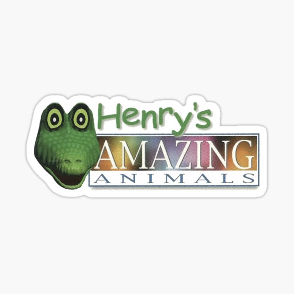 "Henry's Amazing Animals Sticker" Sticker for Sale by cackleofhyenas ...