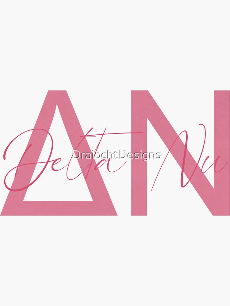 "Delta Nu Legally Blonde" Sticker for Sale by DraiochtDesigns | Redbubble