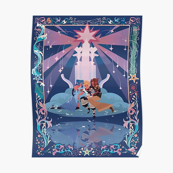 "Beneath the Same Stars (KH Wayfinder Trio Zine)" Poster by ...