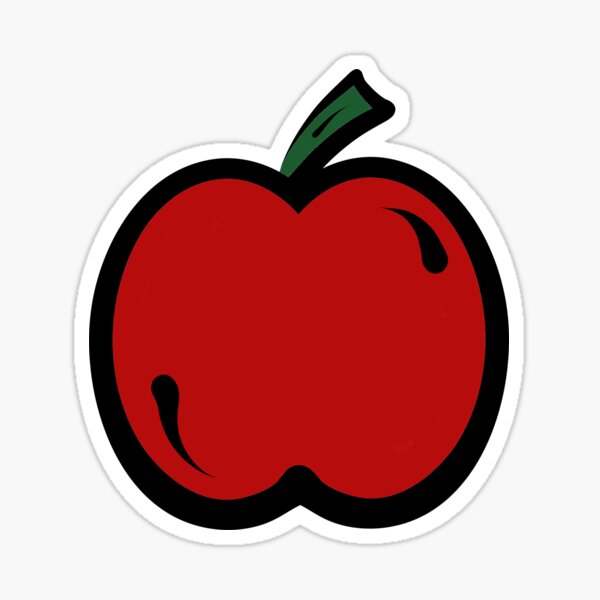 "Apple" Sticker by Jrios1289 | Redbubble