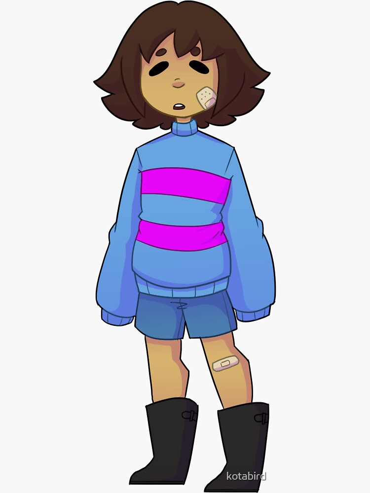 "Undertale: Frisk" Sticker by kotabird | Redbubble