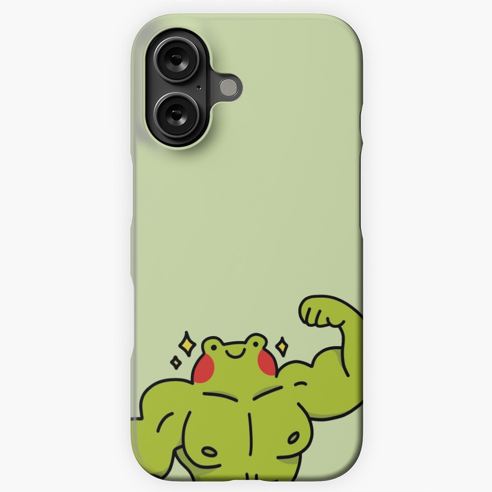 "Muscular frog" Sticker for Sale by Nikamii | Redbubble