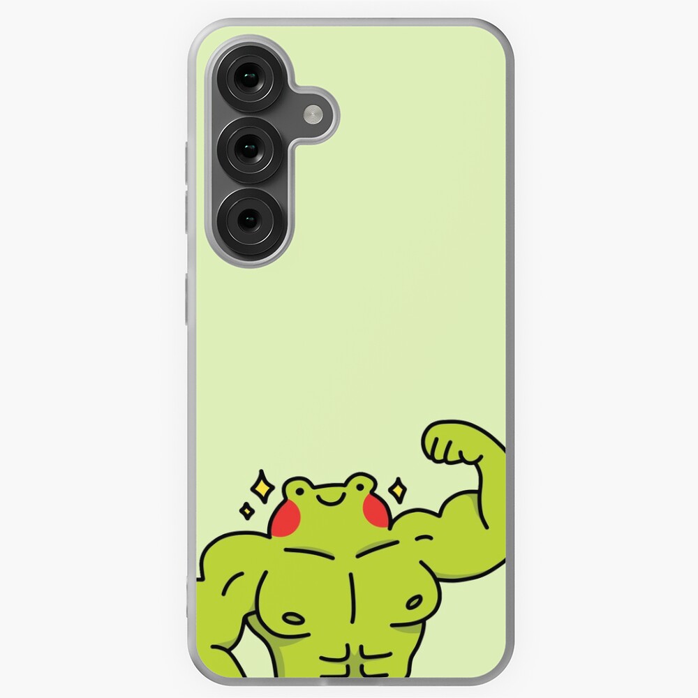 "Muscular frog" Sticker for Sale by Nikamii | Redbubble