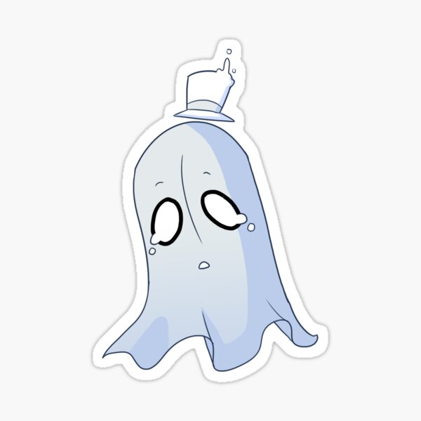 "Undertale: Napstablook" Sticker for Sale by kotabird | Redbubble