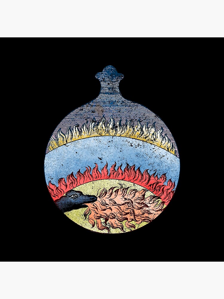 "Dragon Alchemic vintage Illustration, Johann Conrad Barchusen Esoteric ...