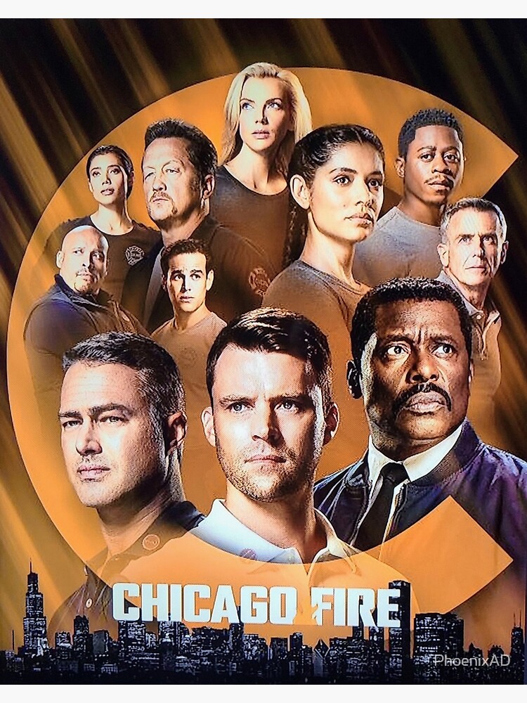 "Chicago Fire" Poster for Sale by PhoenixAD | Redbubble