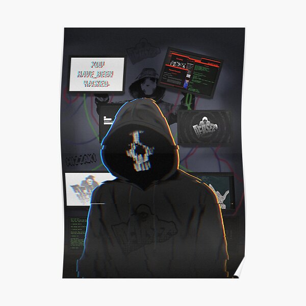 "DedSec Hacker Fanart Art" Poster by Hizzaki | Redbubble