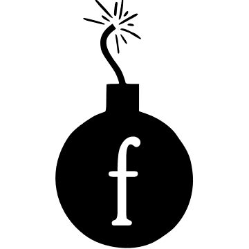 "Drop the F Bomb" Sticker for Sale by TheShirtYurt | Redbubble