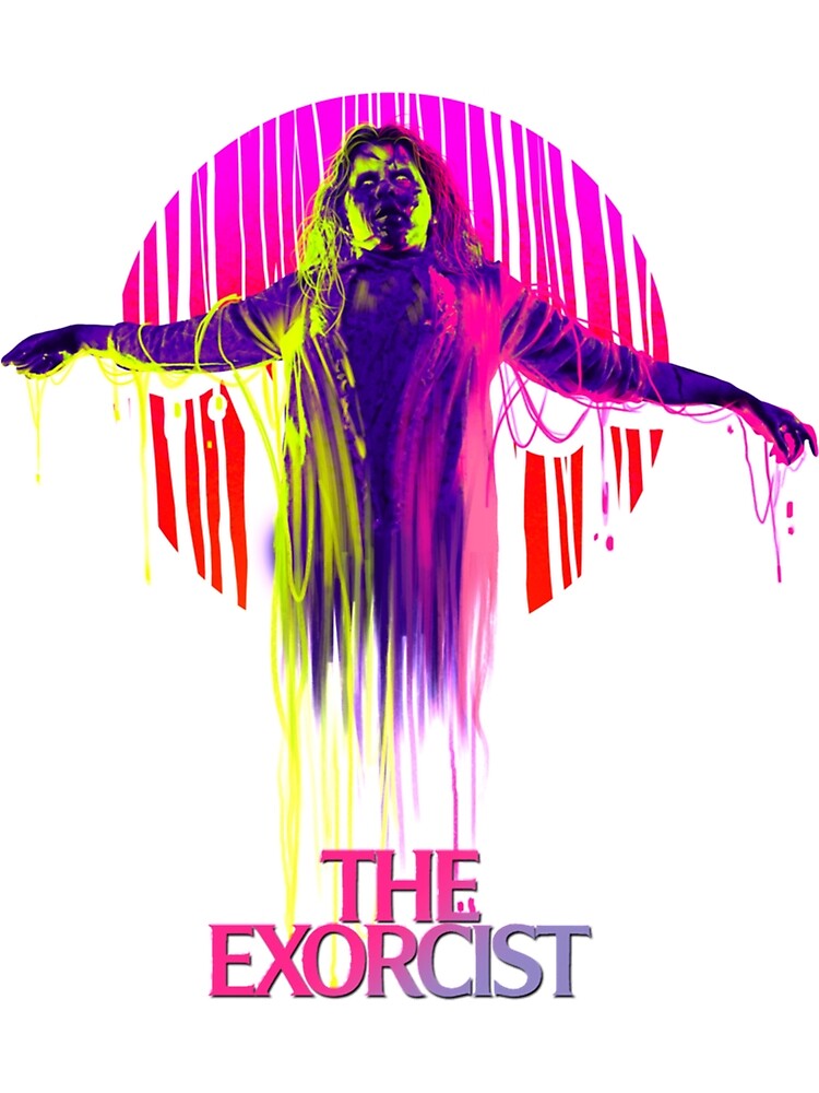 "The Exorcist Neon Essential T-Shirt" Poster for Sale by ChristaKrajcik ...