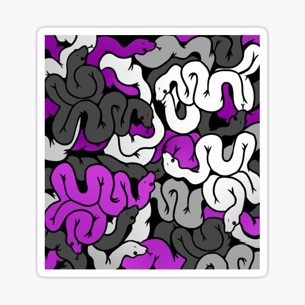 "Asexuelle Pythons" Sticker von Jean-k-s1 | Redbubble