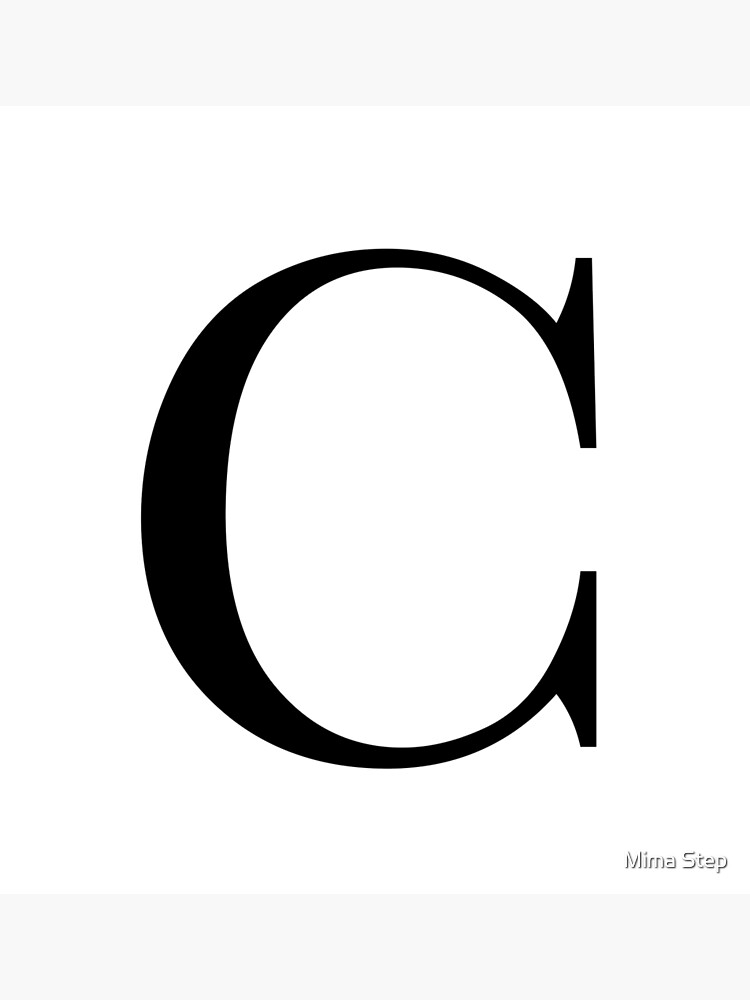 "The Letter 'C'" Poster for Sale by RebeccaStephens | Redbubble