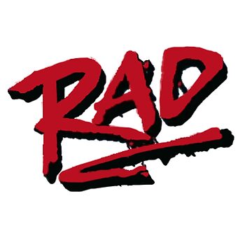 "RAD 1980 BMX MOVIE" Sticker for Sale by toastone | Redbubble