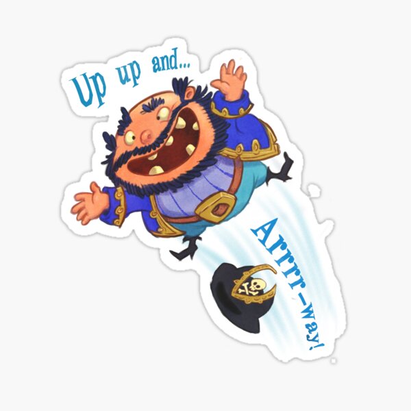 "Upup" Sticker for Sale by AndyCatBug | Redbubble