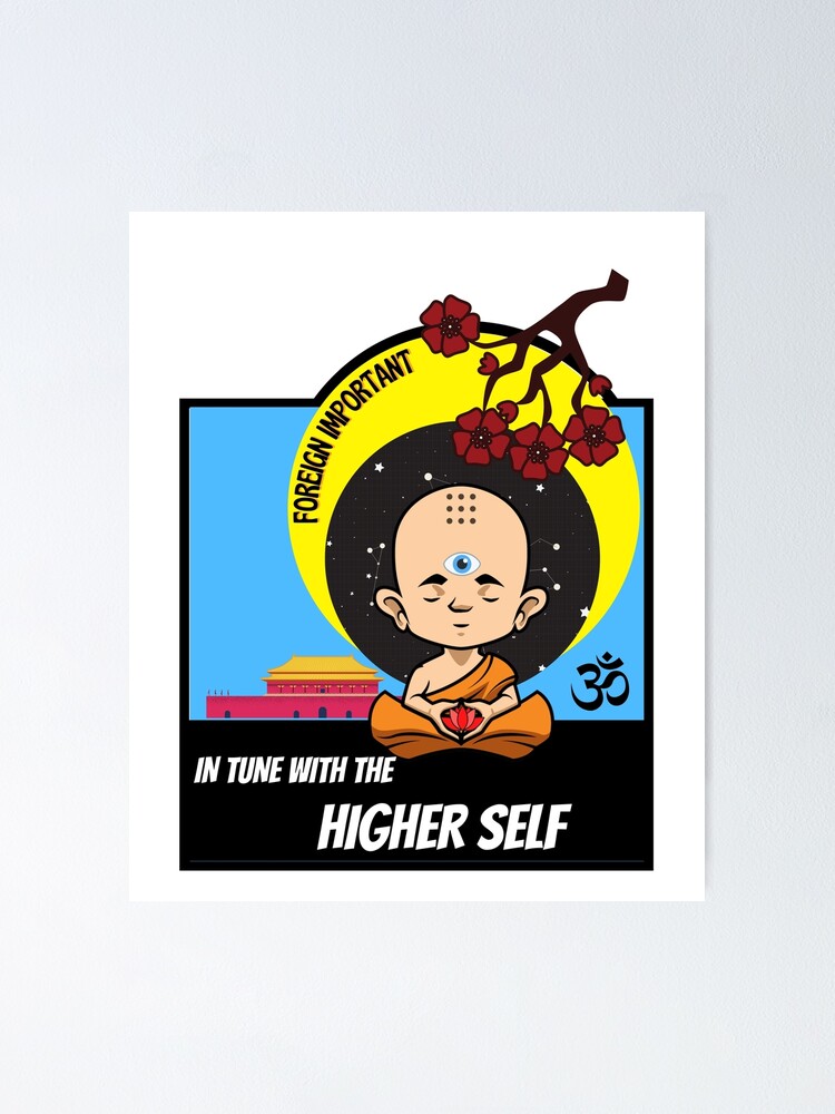 "HIGHER SELF" Poster for Sale by FOREIGN-i88 | Redbubble