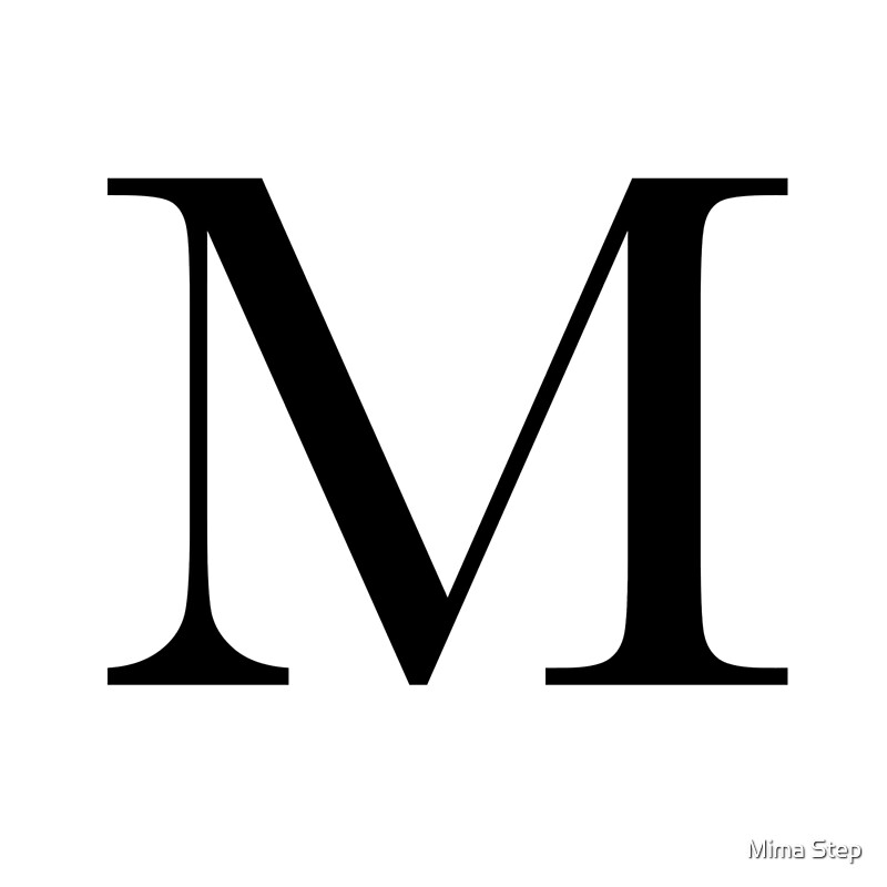Letter M: Stickers | Redbubble