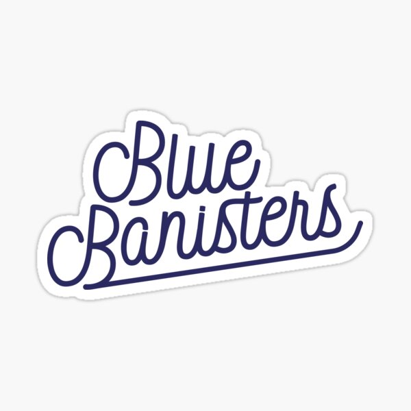 "Blue banisters" Sticker for Sale by edisr00 | Redbubble