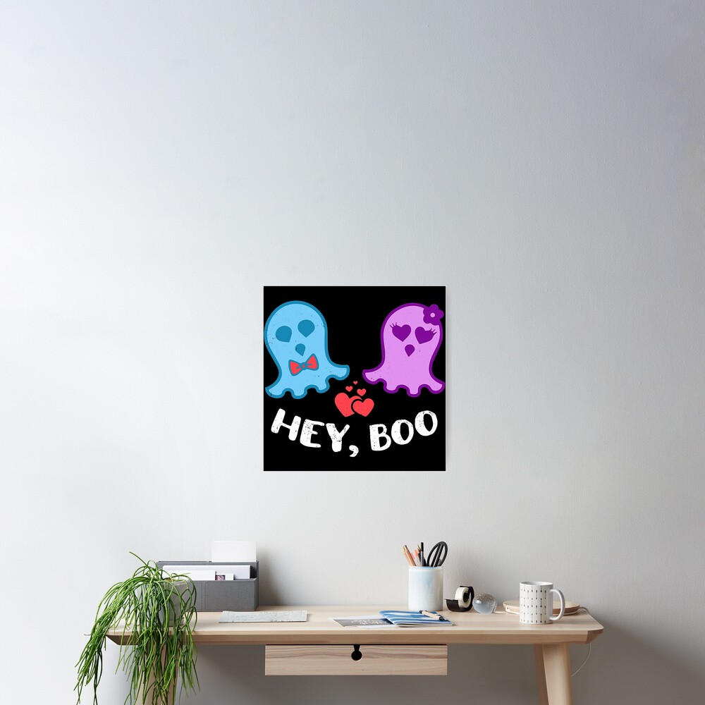 "Hey Boo Cute Smiling" Poster by XavierCraven | Redbubble