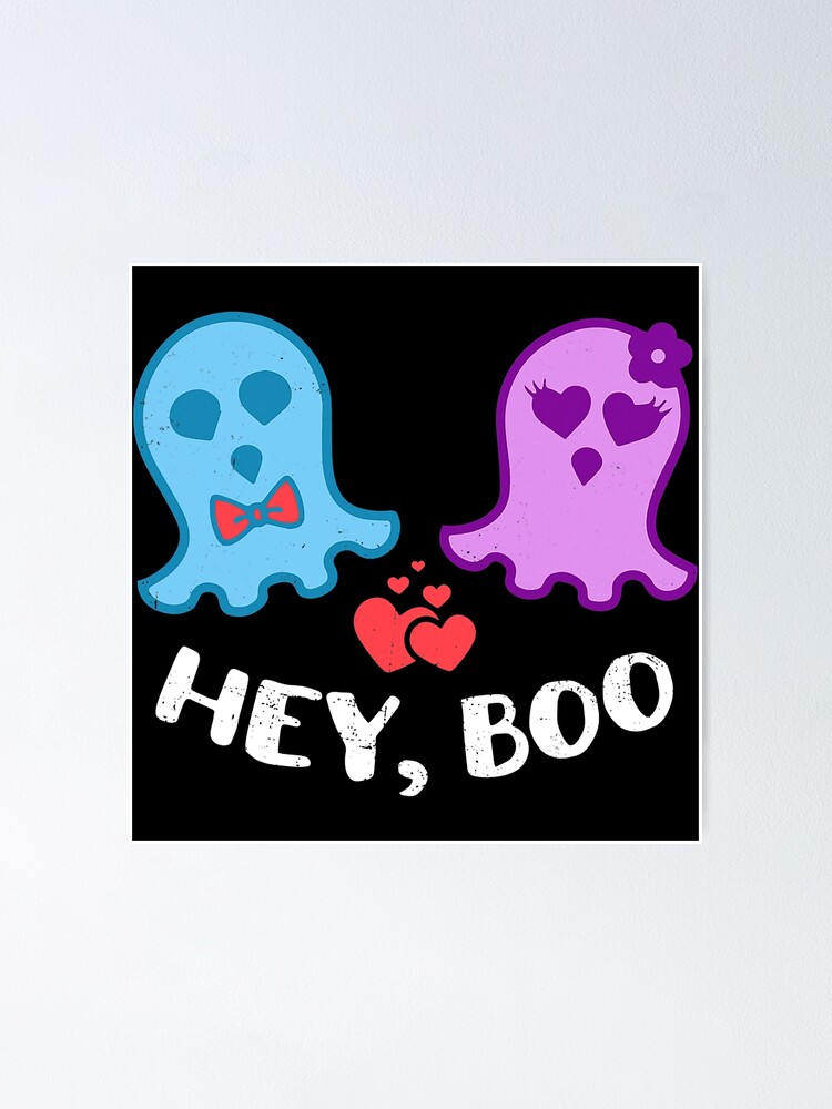 "Hey Boo Cute Smiling" Poster by XavierCraven | Redbubble