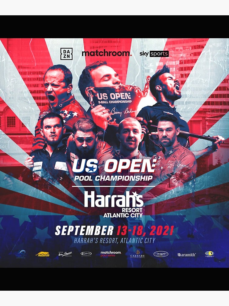 "us-open pool championship" Poster for Sale by GesineSturm | Redbubble