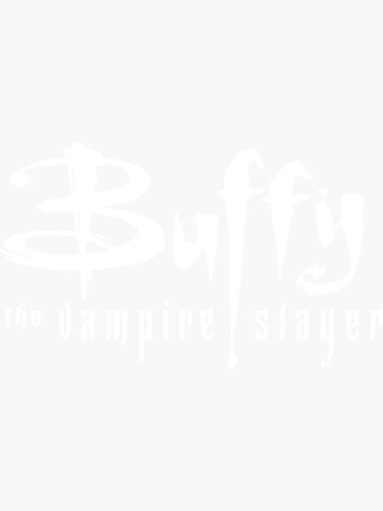 "BUFFY" Sticker for Sale by patricurcher | Redbubble