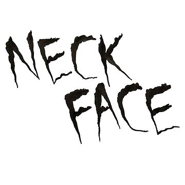 "NeckFace" Sticker for Sale by lukecorallo | Redbubble