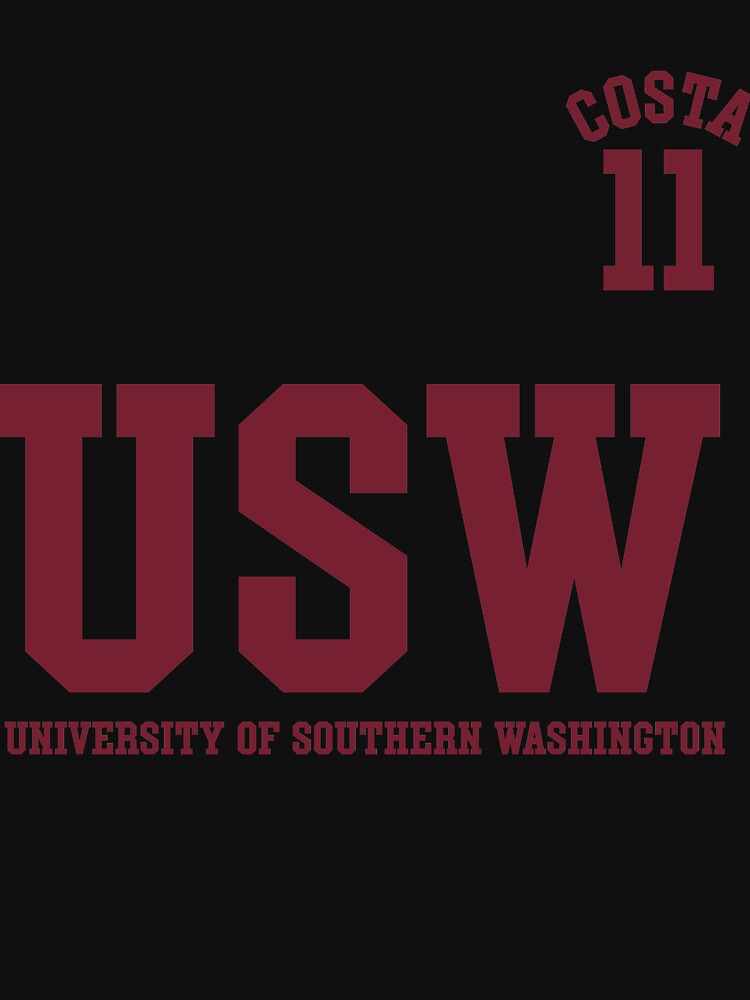 "usw costa 11 – draw the line" T-shirt for Sale by meltedxicecream ...