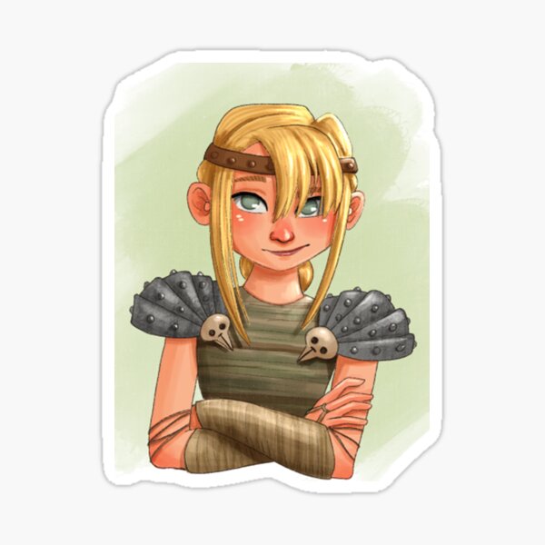 "Astrid HTTYD" Sticker for Sale by LinaSchmitz | Redbubble