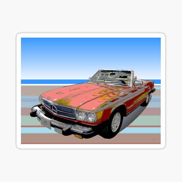 "Classic SL" Sticker for Sale by VidaArt | Redbubble
