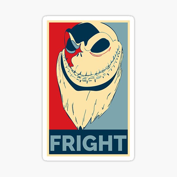 "Fright " Sticker for Sale by Masive2018 | Redbubble