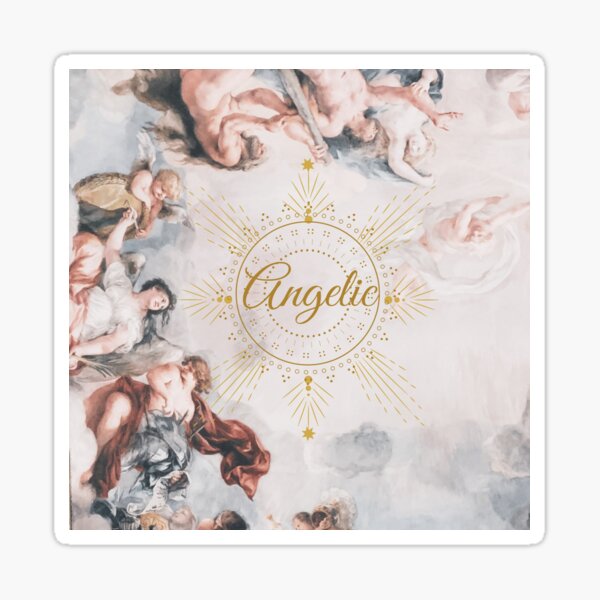 "Ceiling Fresco detail: Angelic " Sticker for Sale by BohemianFiction ...
