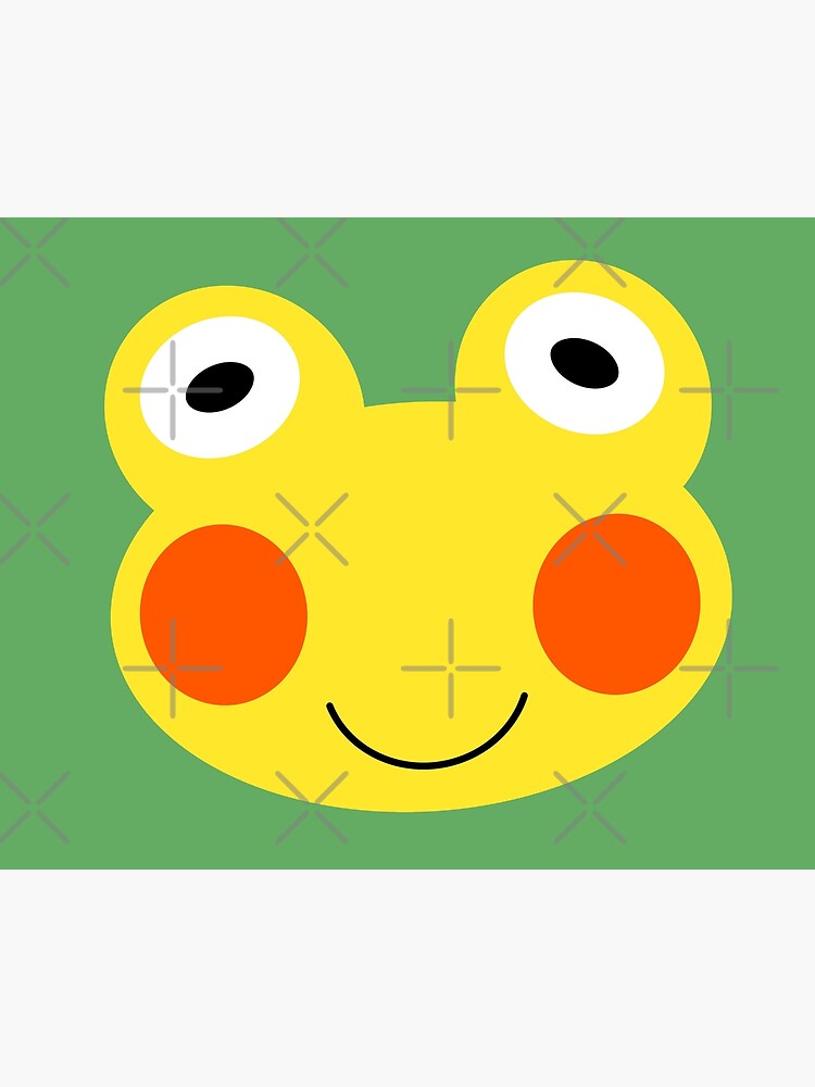 "Kawaii cute yellow frog" Poster for Sale by BlessedbyGaia | Redbubble