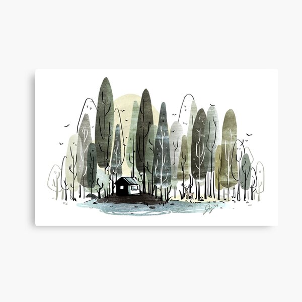 "Walden" Canvas Print for Sale by joseytsao | Redbubble