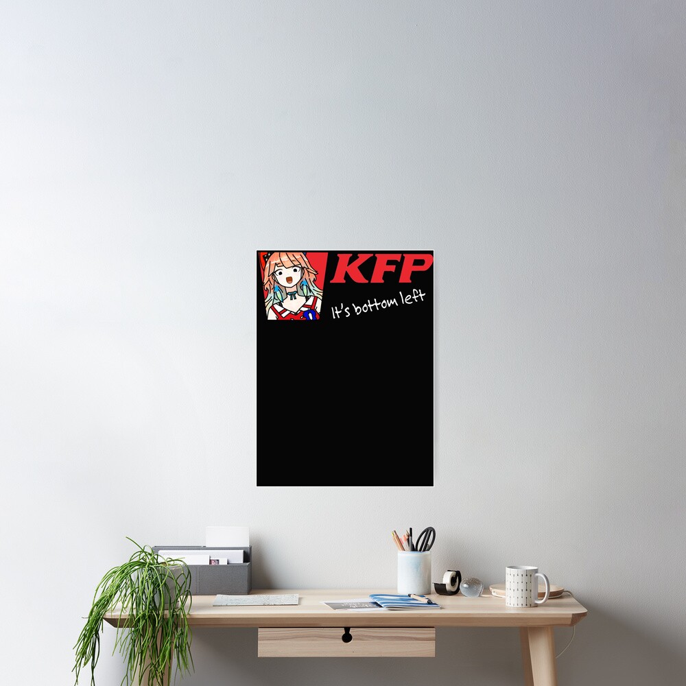 "Hololive Takanashi Kiara KFP Logo " Poster for Sale by AubreyJungen44 ...