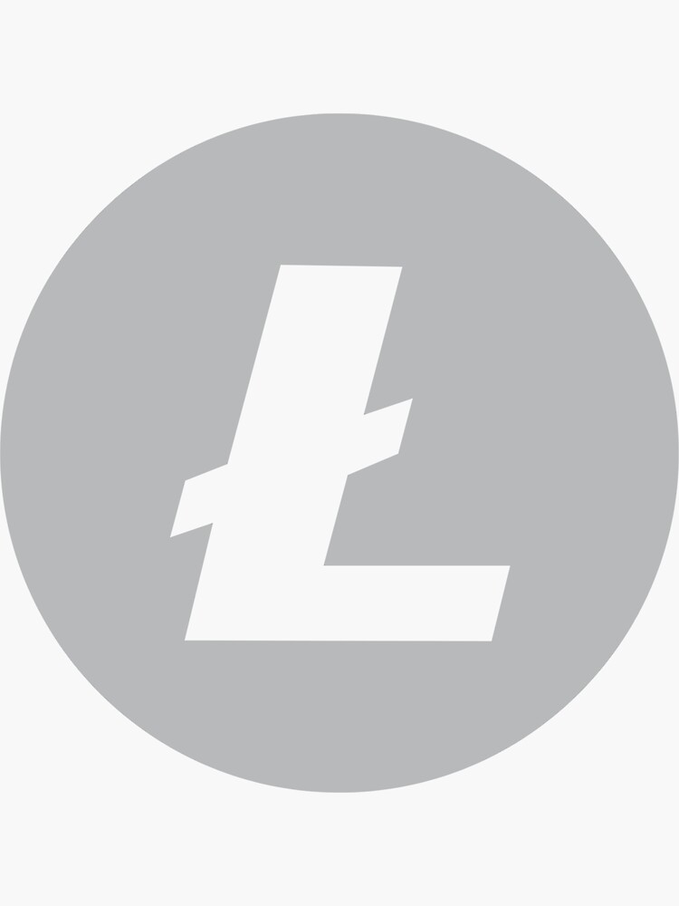 "Litecoin Logo" Sticker for Sale by Panampa | Redbubble