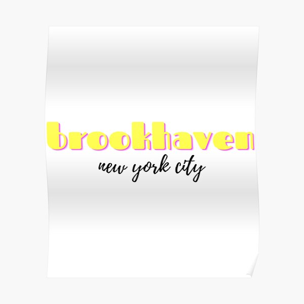 "brookhaven new city Cap" Poster for Sale by XEVSLOOTBOX | Redbubble