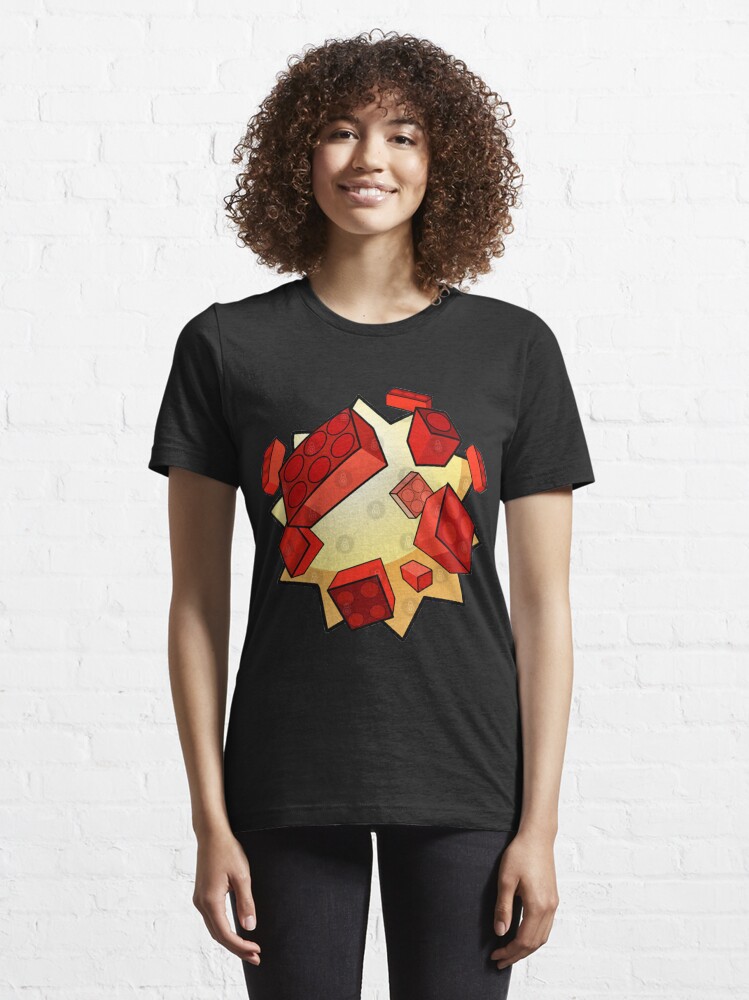 "Exploding Bricks Essential" Essential T-Shirt for Sale by XEVSLOOTBOX ...