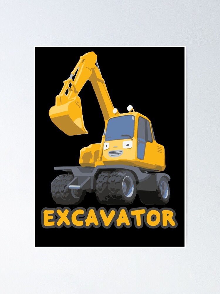 "The Heavy Vehicle Poco the Excavator Tayo the Little City Bus" Poster ...